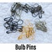 Bulb Pins Set of 50 Bulb Shaped Safety Pins Gourd Pins - Etsy