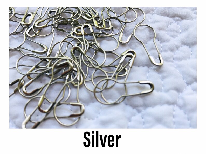 Bulb Pins Set of 50 Bulb Shaped Safety Pins Gourd Pins | Etsy