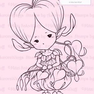 PNG and JPG Digital Stamp Bleeding Heart Sprite Whimsical Dicentra ...