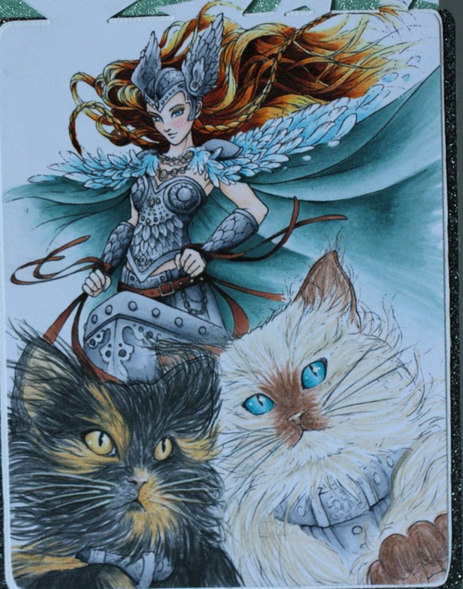 Digital Stamp Instant Download Freya as the Queen of the - Etsy