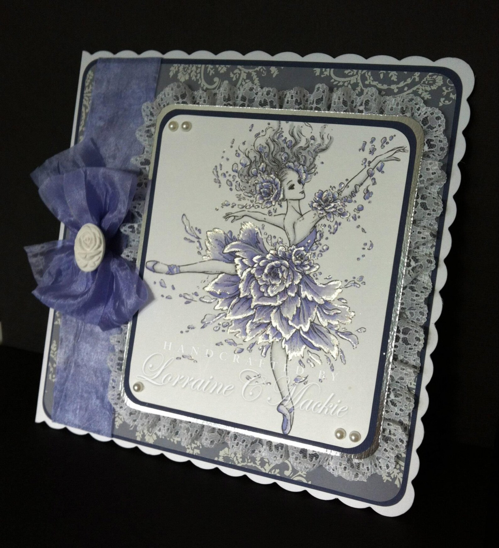 Digital Stamp Ballet Flower Ballerina Graceful Dancer in - Etsy