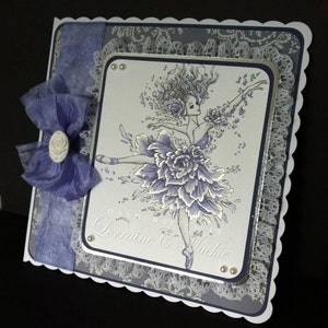 Digital Stamp - Ballet - Flower Ballerina - Graceful Dancer in Floral ...