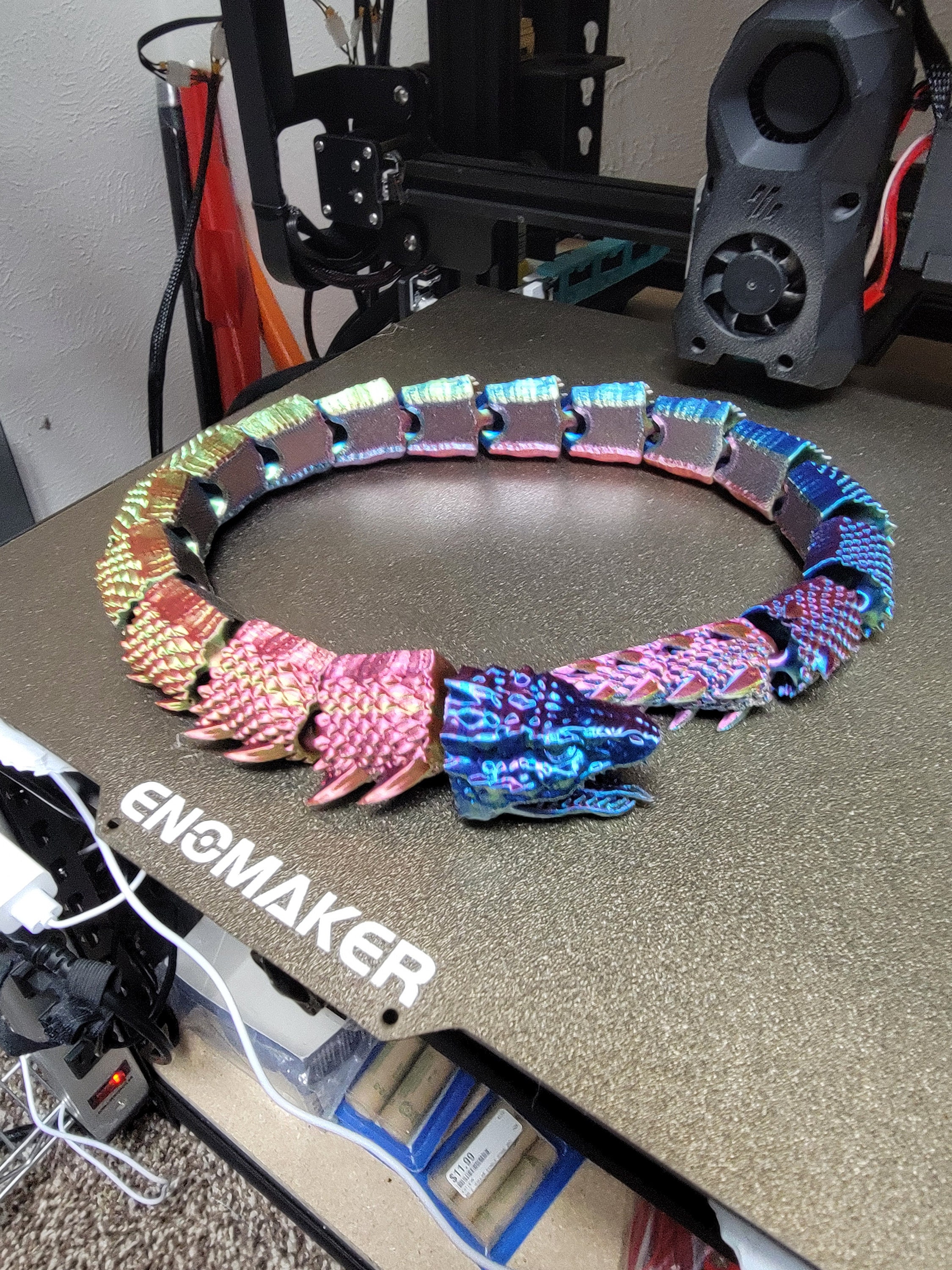 Articulated Basilisk 3D Printed Flexi Snake - Etsy