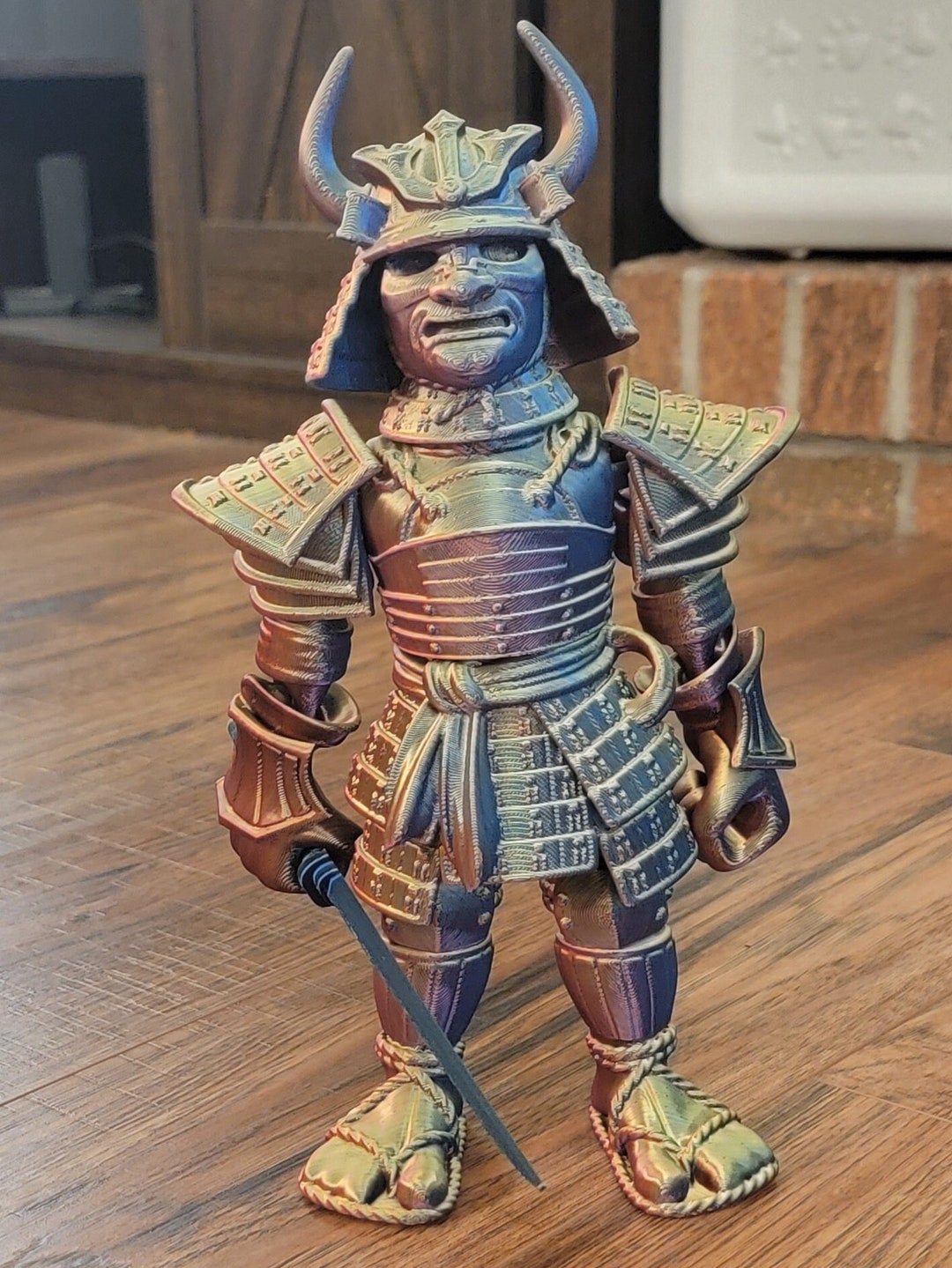 3D Printed Samurai 12in Length Articulated Flexi Figure Flexifactory ...