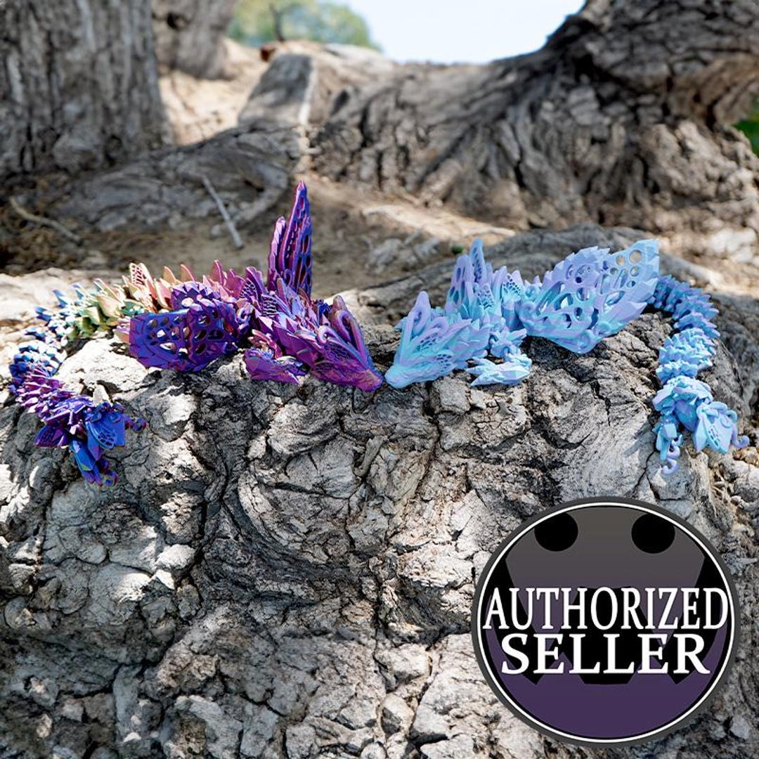 19" Fae Wolf Dragon Articulating - Fairy Wings - Flexi by Cinderwing ...