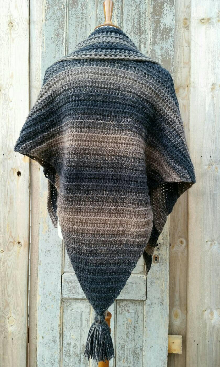 Claire Fraser Inspired Tassel Shawl crochet Pattern | Etsy