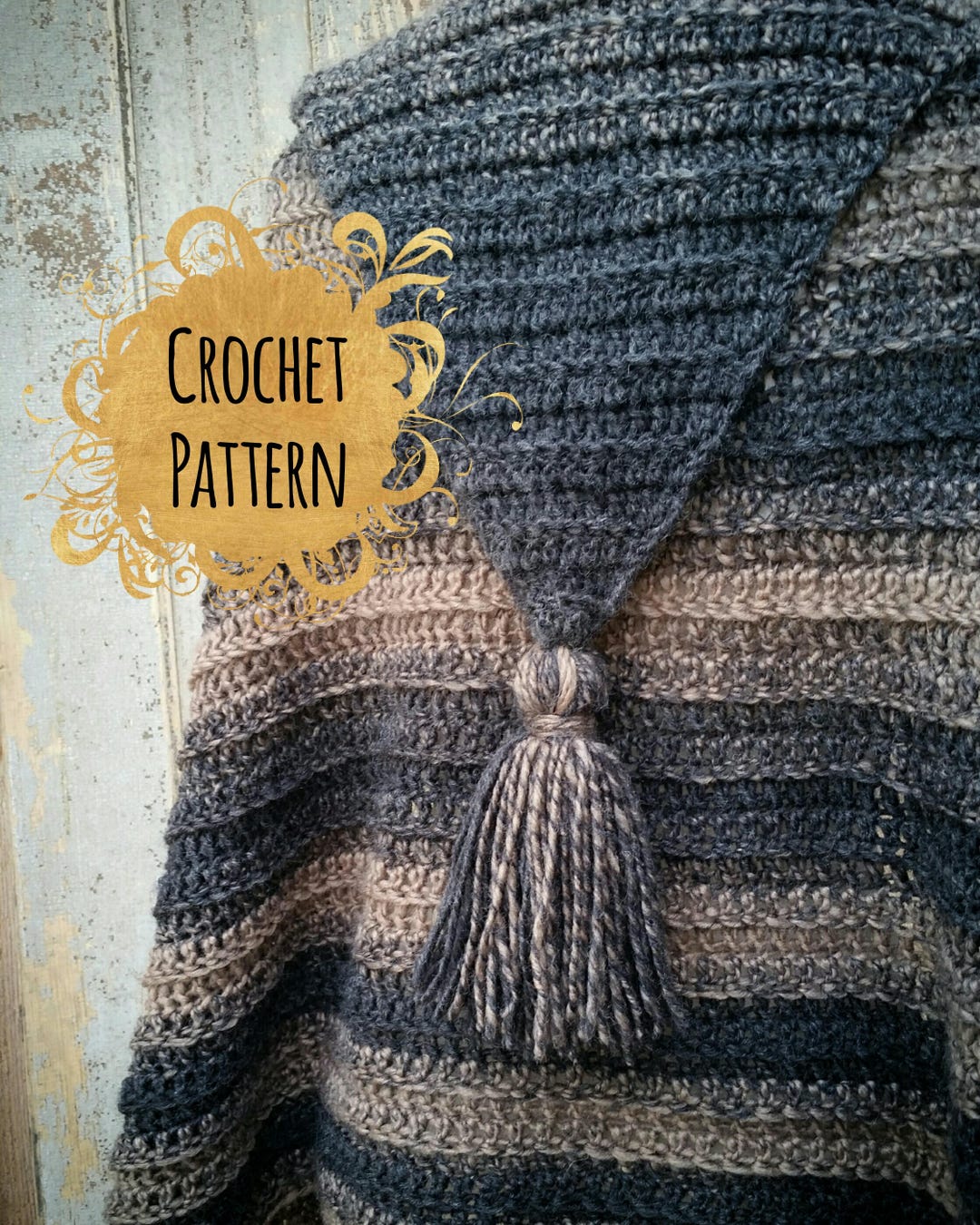 Claire Fraser Inspired Tassel Shawl *crochet Pattern* Sassenach Shawl ...