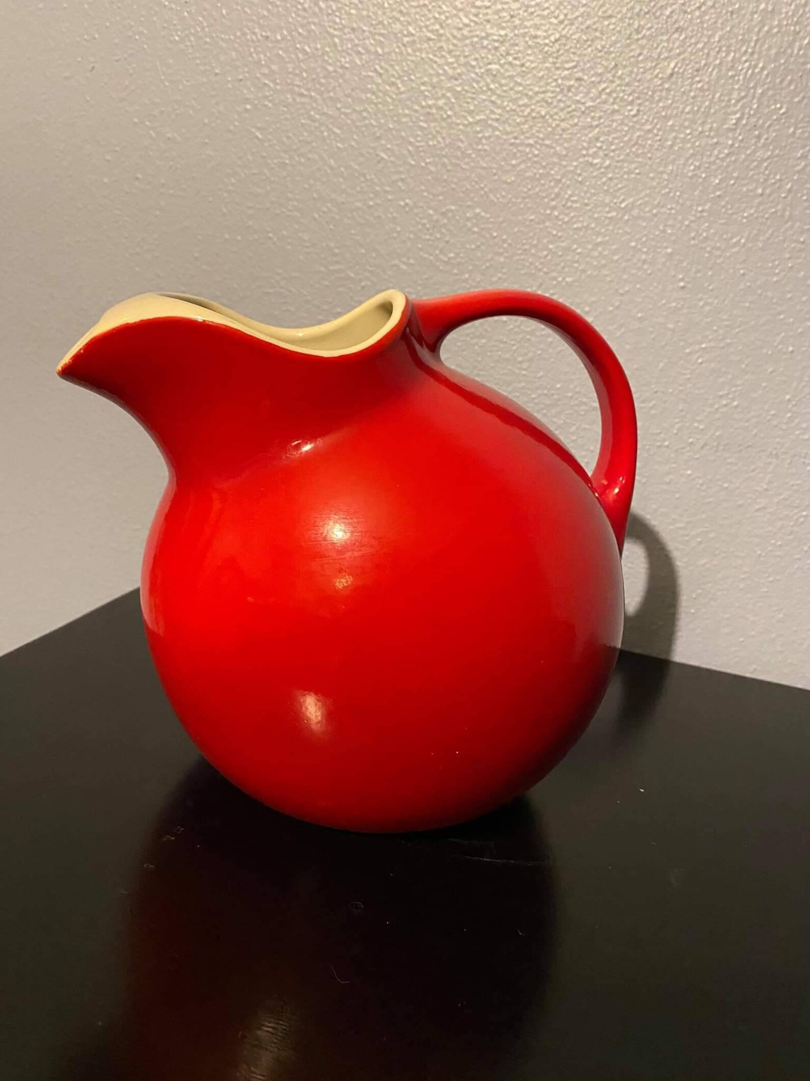 Vintage Hall Ball Pitcher Bright Red 633 1938-40's 2 Qt | Etsy