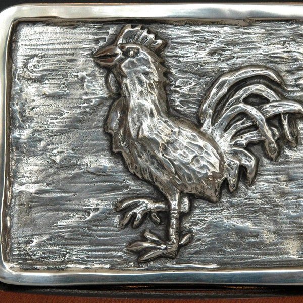 Bronze Rooster Belt Buckle - Etsy