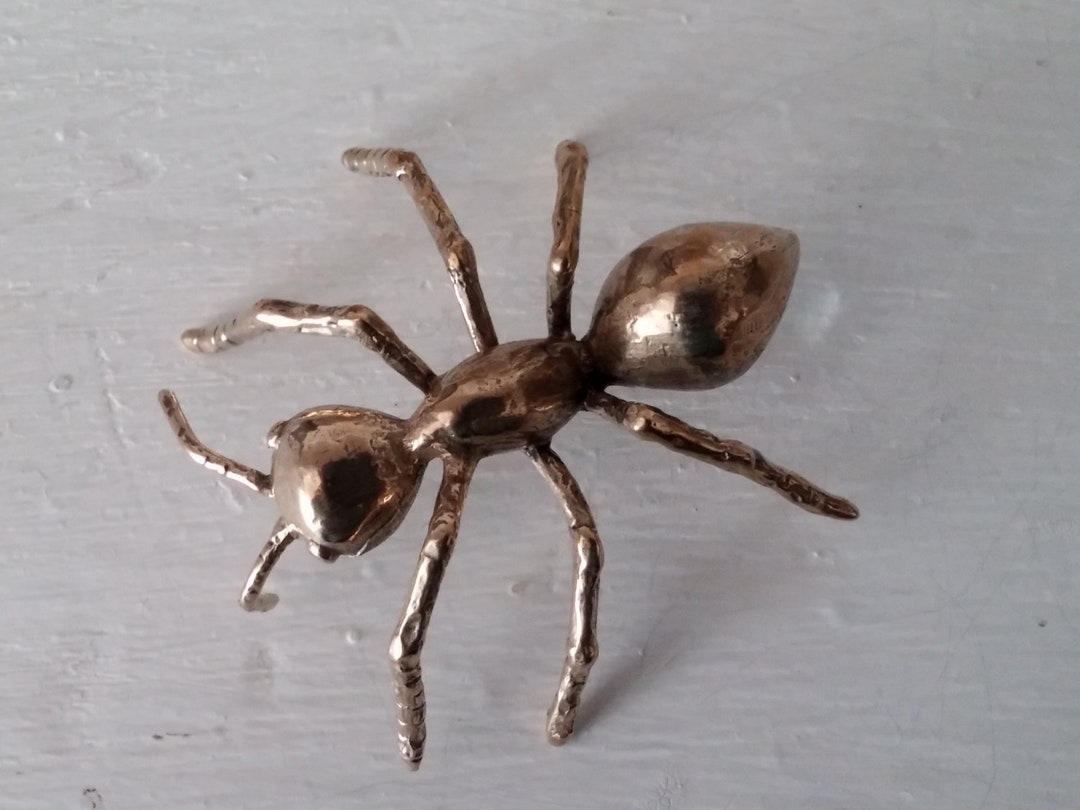 Bronze Ant Mini Sculpture, Handmade Realistic Ant, Realistic Mini Ant ...