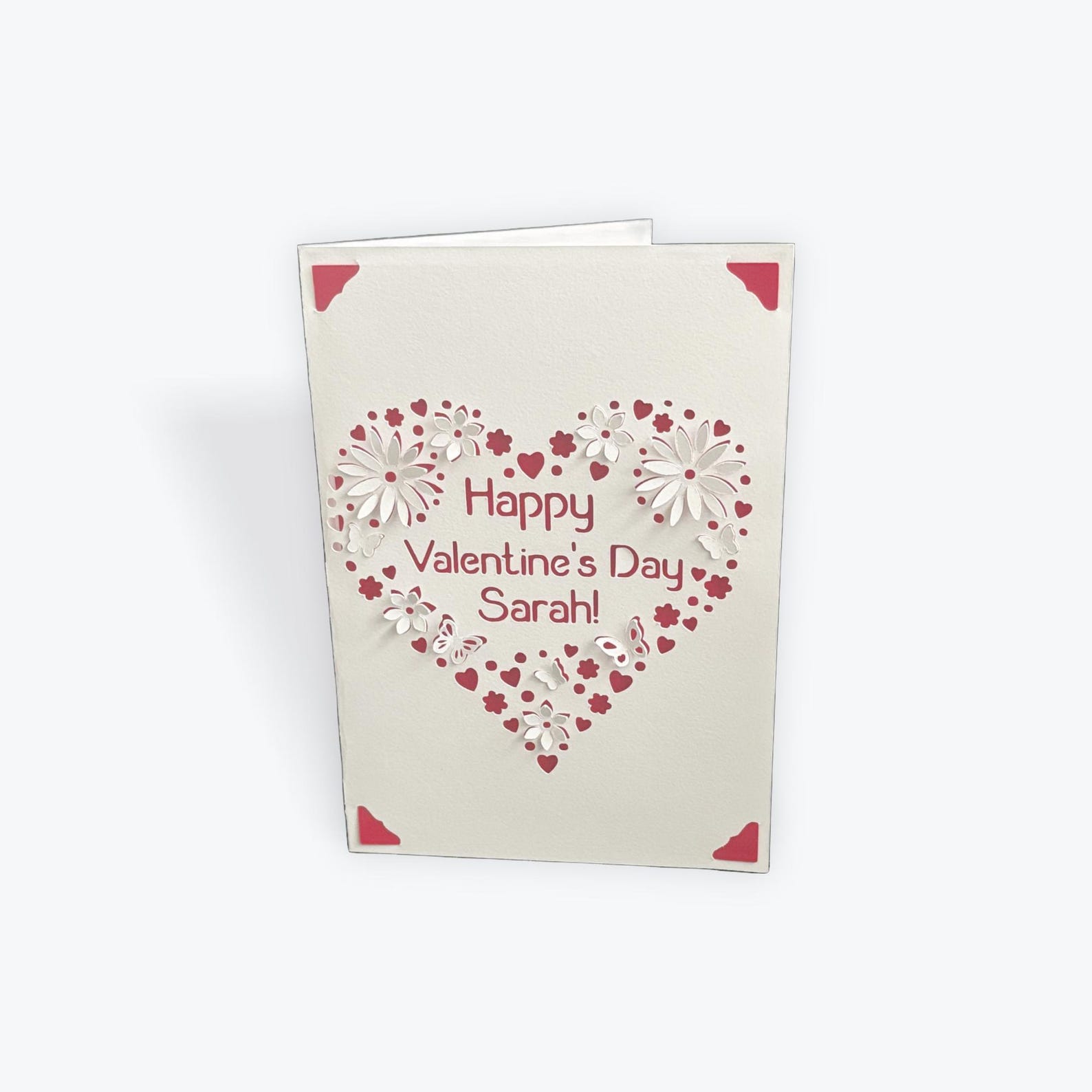 Personalized Valentines Day Card for Her Him Valentines Gift Any Name ...