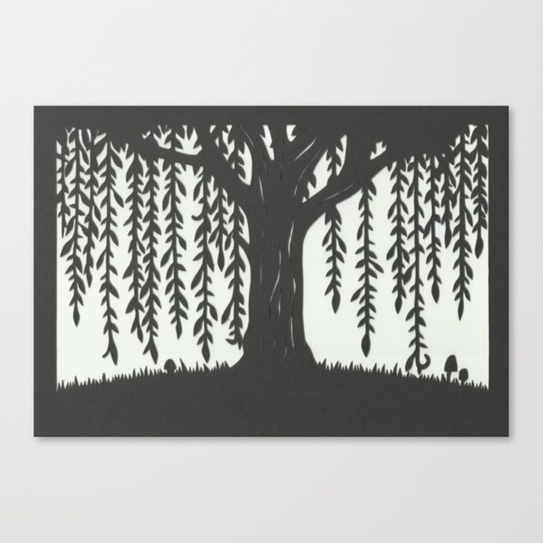 Willow Tree - A4 Giclee Fine Art Print - Unframed - Eco-friendly ...