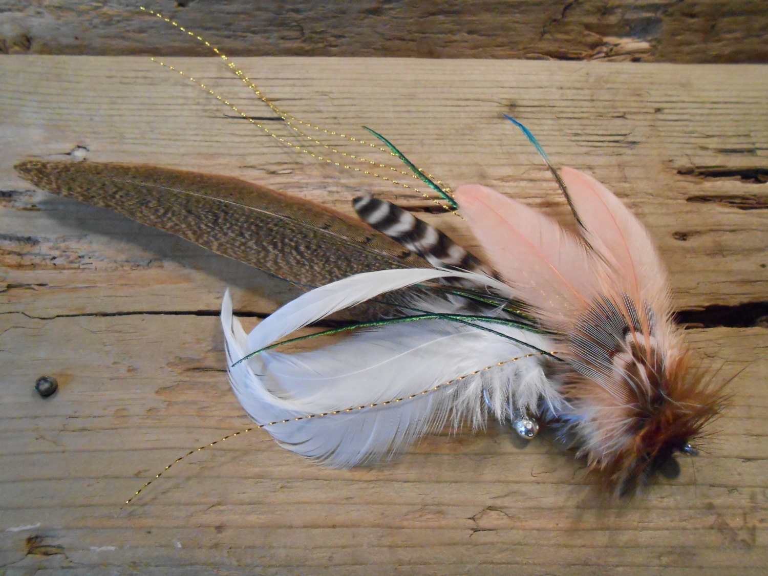 The FAIRFIELD Collection.boutonniere Tie Fly Feather Fishing 1920s ...