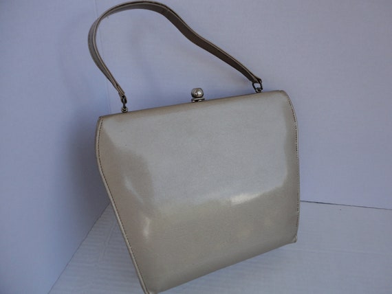 Champagne Tan Color Purse - Gem
