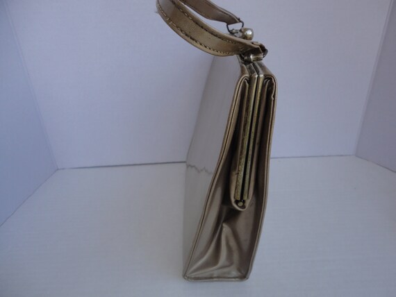 Champagne Tan Color Purse - Gem