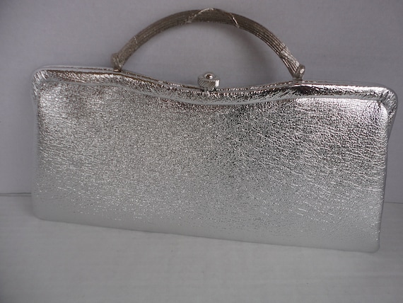 Silver Evening Bag - Gem