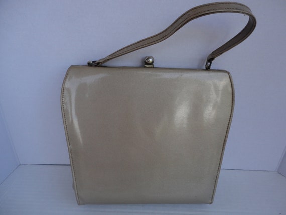Champagne Tan Color Purse - Gem