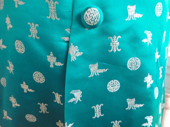 Emerald Green Asian Design Dress - Gem
