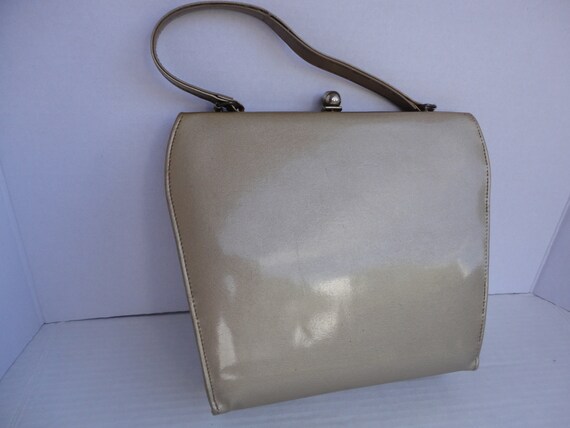 Champagne Tan Color Purse - Gem
