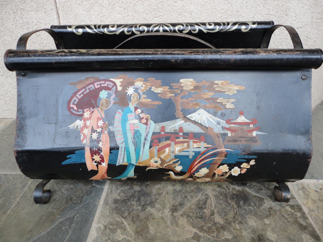 Asian Magazine Rack - Etsy