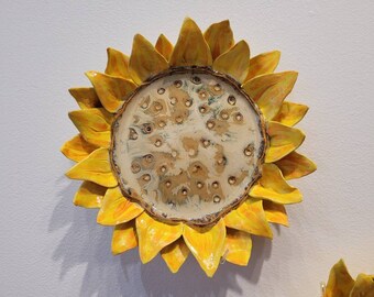 Ceramic Sunflower - Etsy