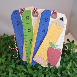 School Days Tag, Back to School Tag, Teacher Tag, School Gift Tag ...
