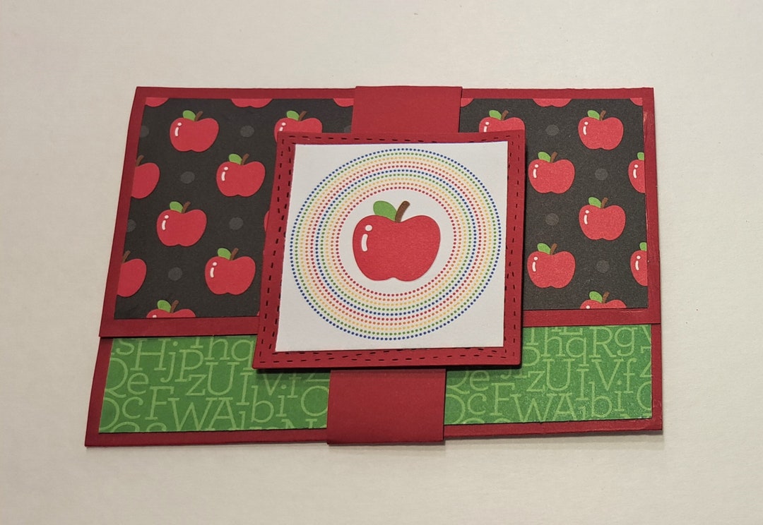 Teacher Thank You, Teacher Appreciation Gift Card Holder, Teacher Gift ...