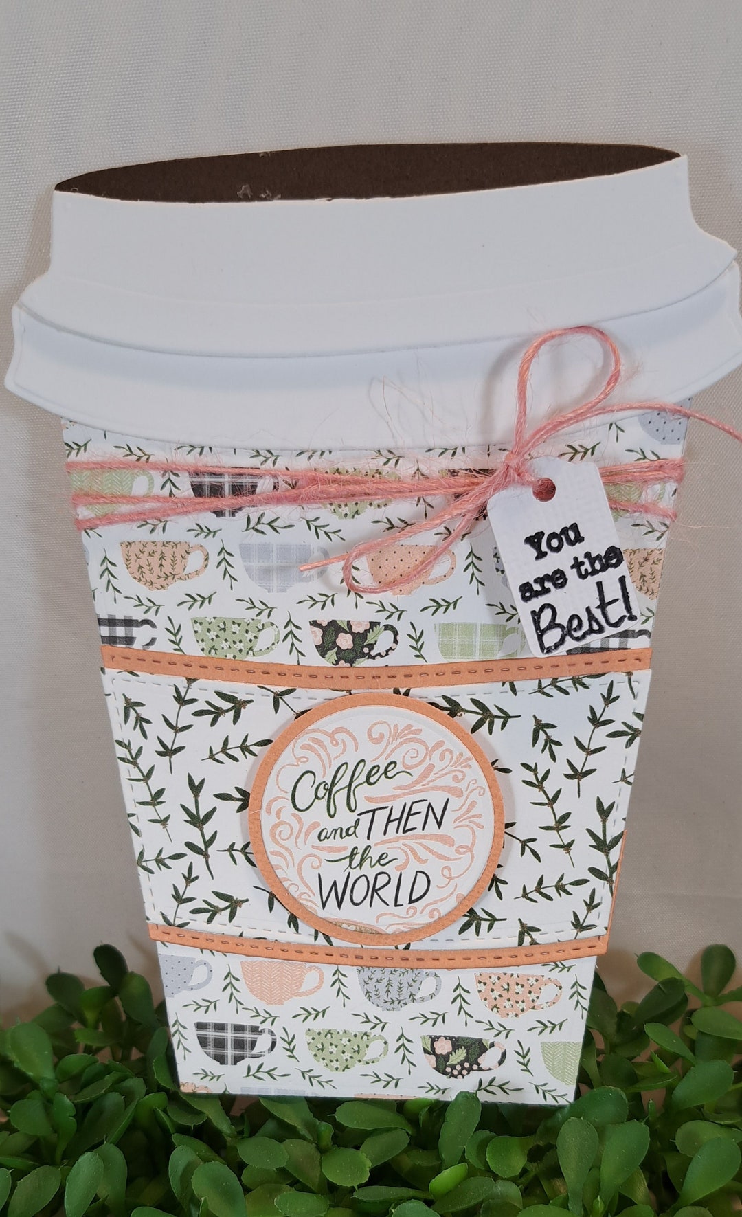 Coffee Cup Gift Card Holder -- Gift for Coffee Card -- Coffee Gift ...