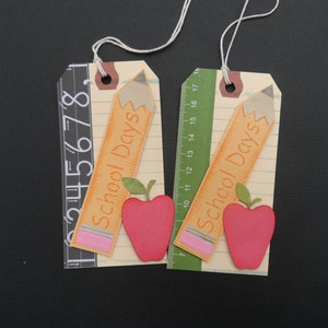 School Days Tag Back to School Tag Teacher Tag School Gift | Etsy