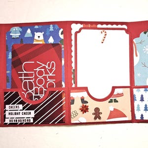 Accordion Style Gift Card Booklet for Multiple Gift Cards - Etsy