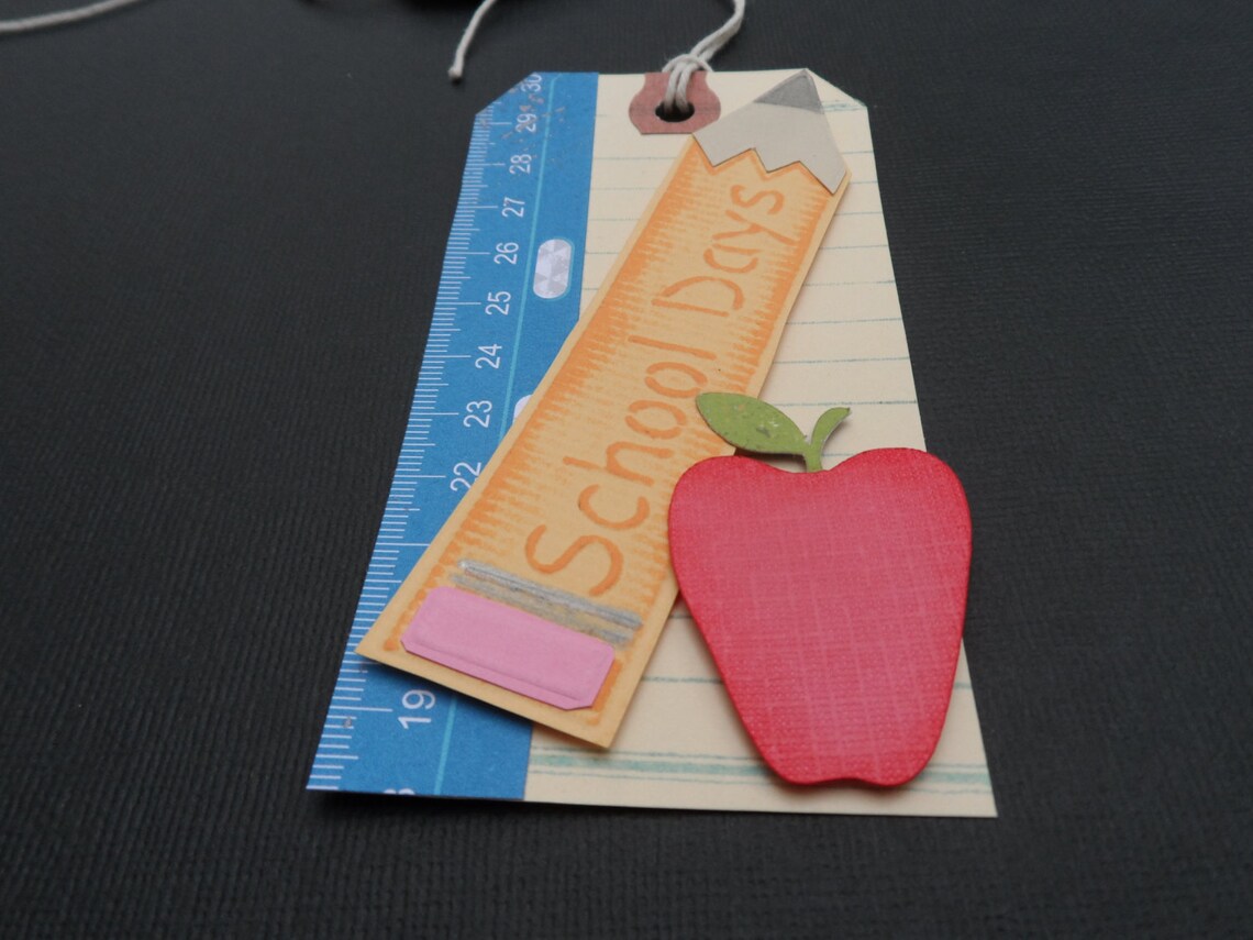 School Days Tag Back to School Tag Teacher Tag School Gift | Etsy