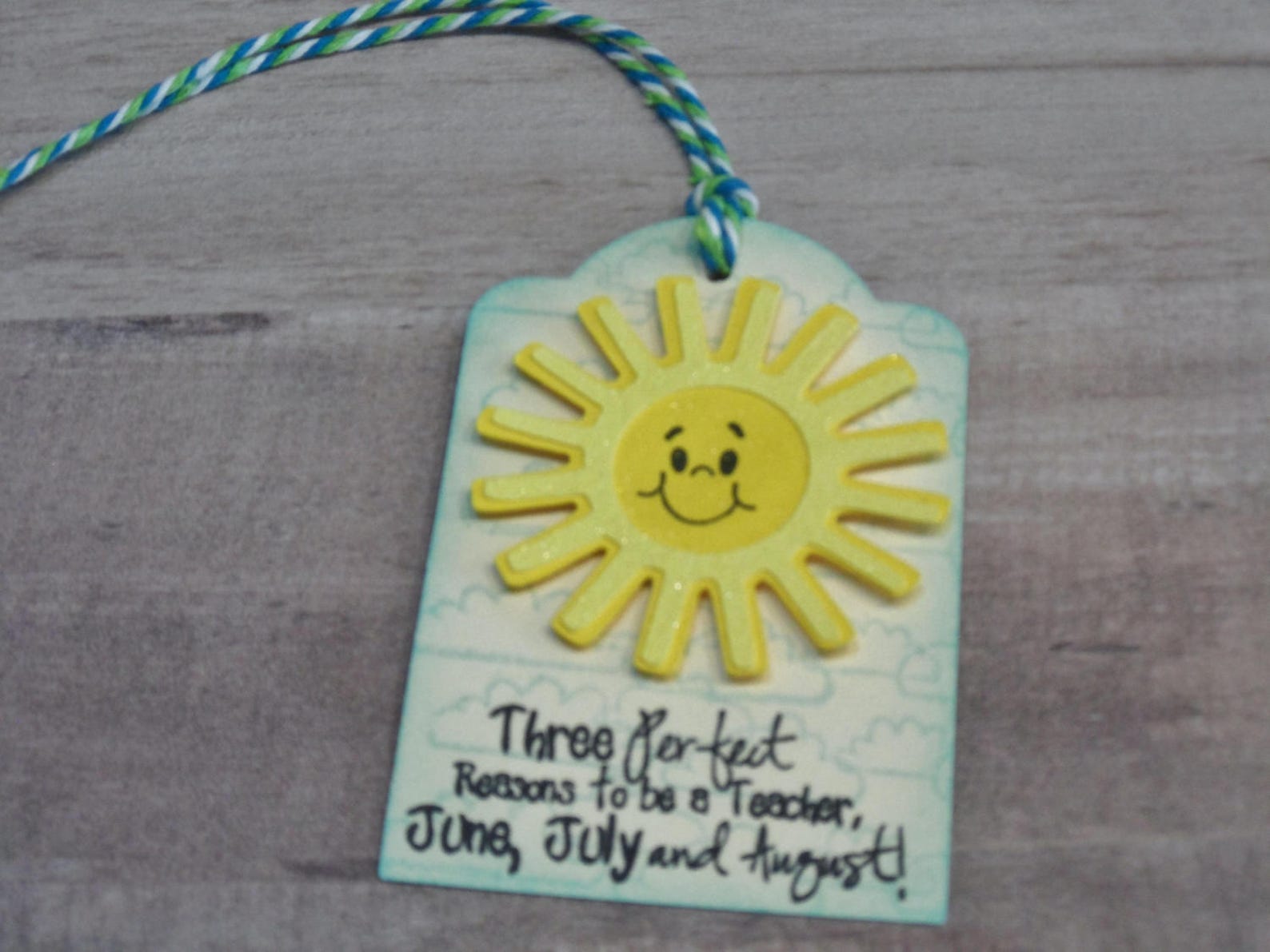 Teacher Gift Tag, Summer Teacher Tag, End of Year Teacher Tag, Teacher ...