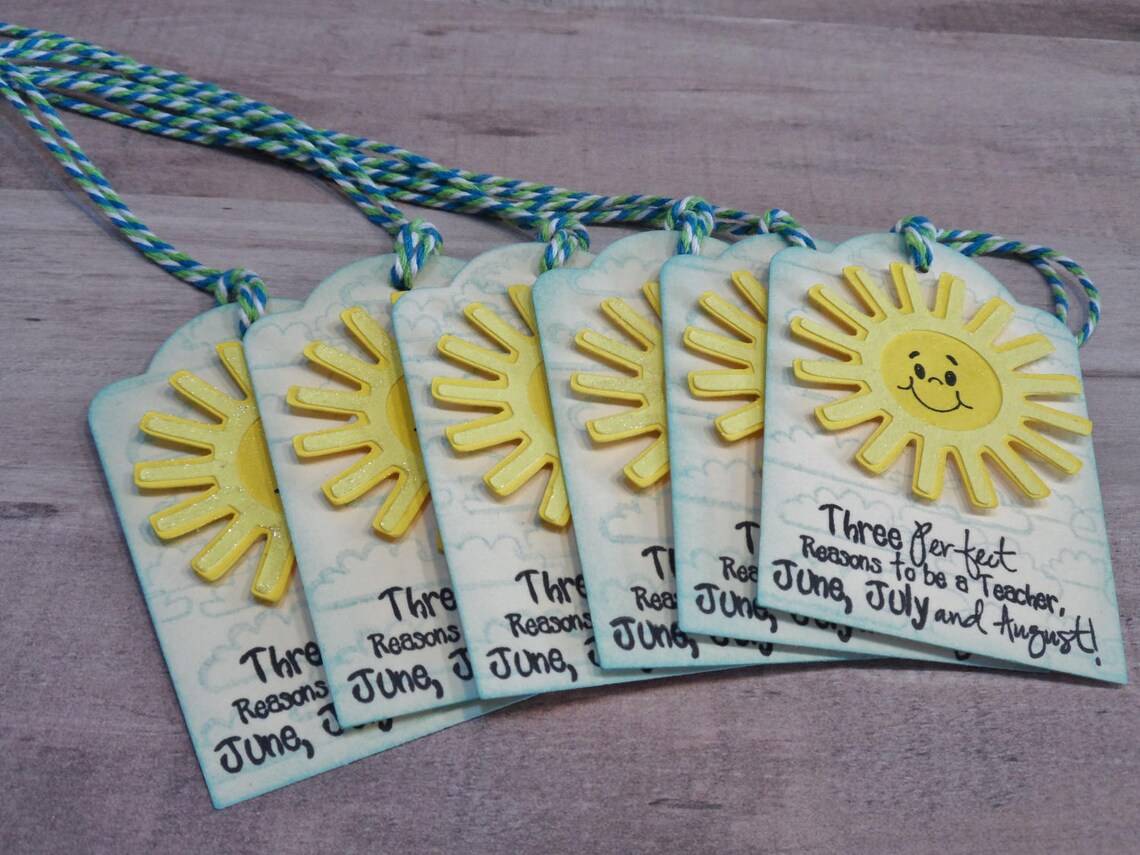 Teacher Gift Tag Summer Teacher Tag End of Year Teacher Tag - Etsy