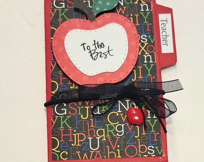 Teacher Appreciation Card Holder for Multiple Cards -- Teacher ...