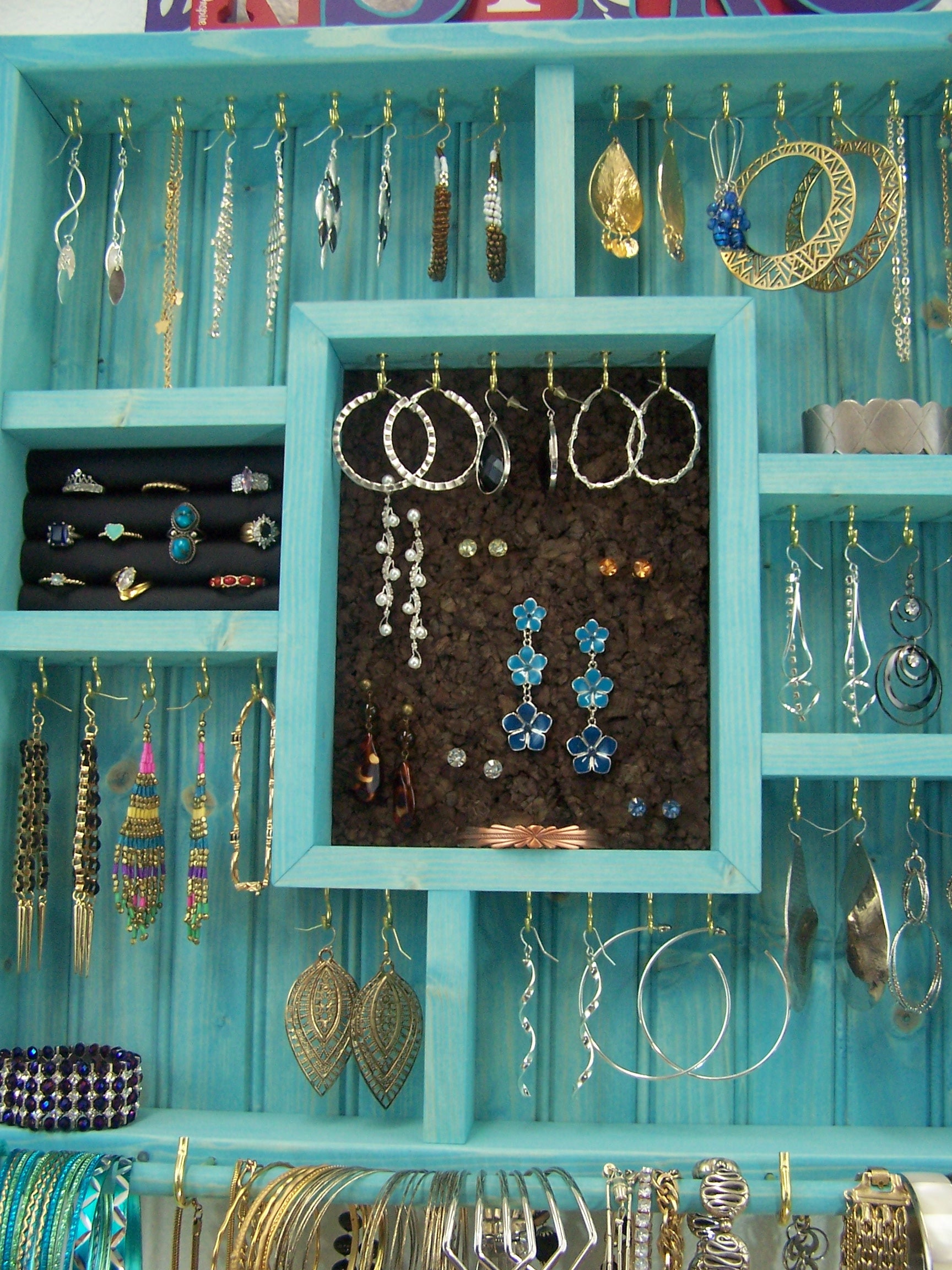 Southwest Room Decor Jewelry Bijoux With Bracelet Bar Organzer | Etsy