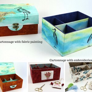 CARTONNAGE Basics & Beyond the Complete Guide for Fabric Box - Etsy