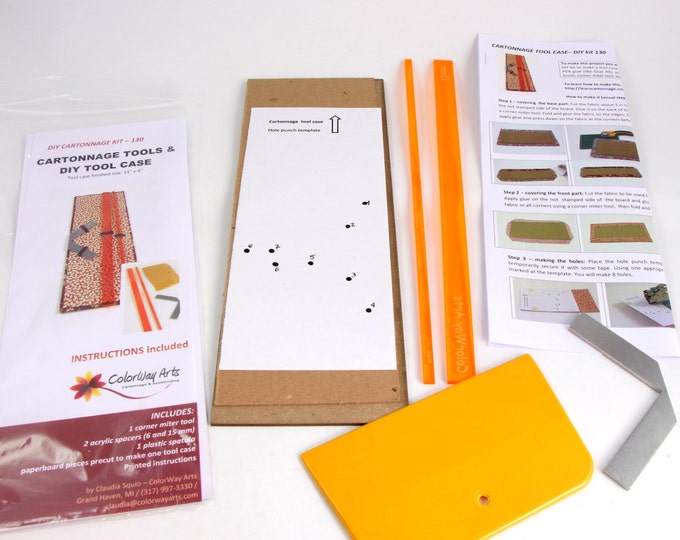 Cartonnage Tools and DIY Kit for Making a Tool Case - Etsy