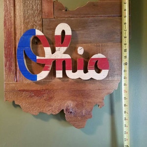 Barnwood Script Ohio Sign - Etsy