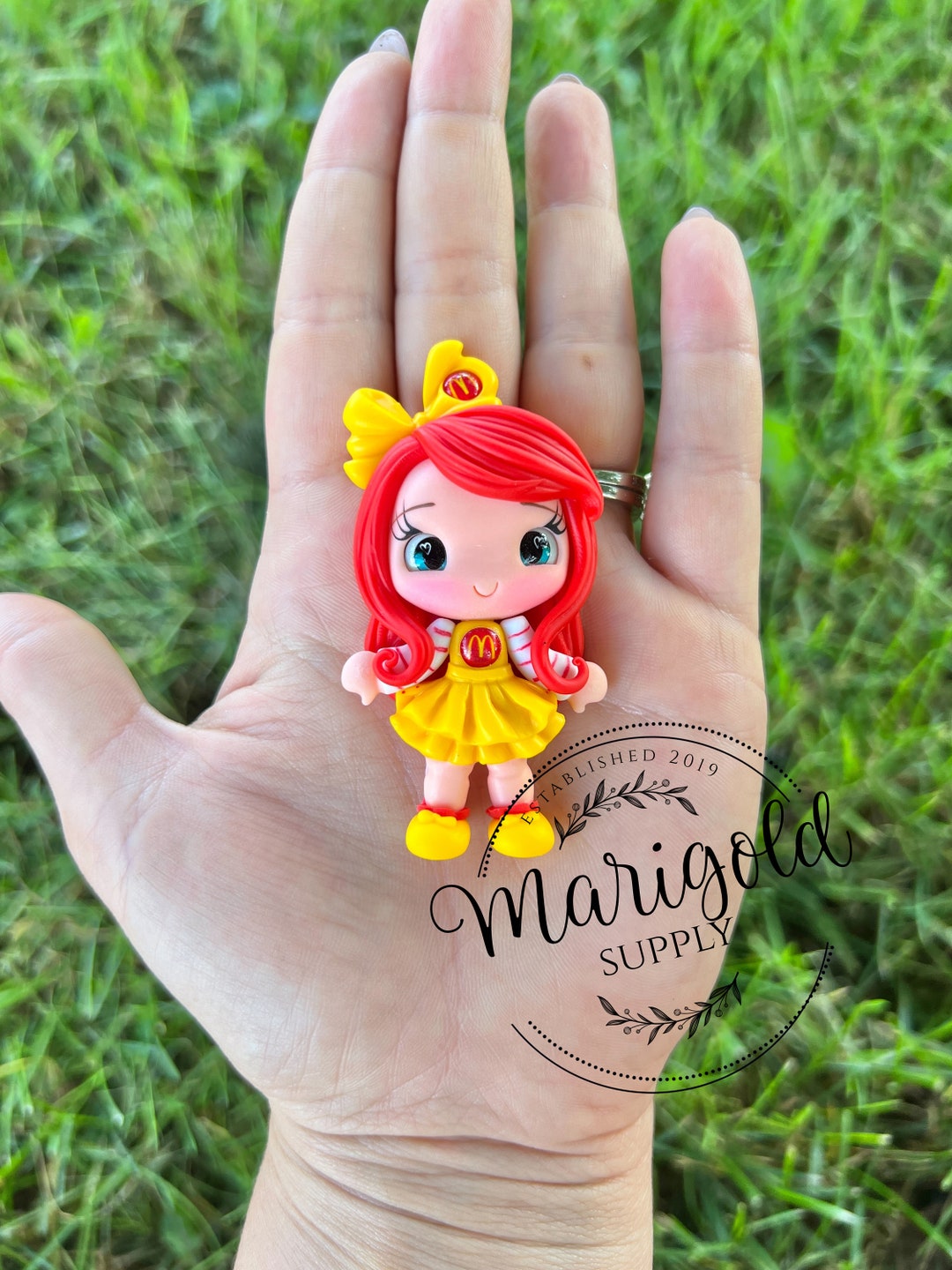 Luxe Ronald Girl Clay Center Clay for Bows Hair Bow Center Clay ...