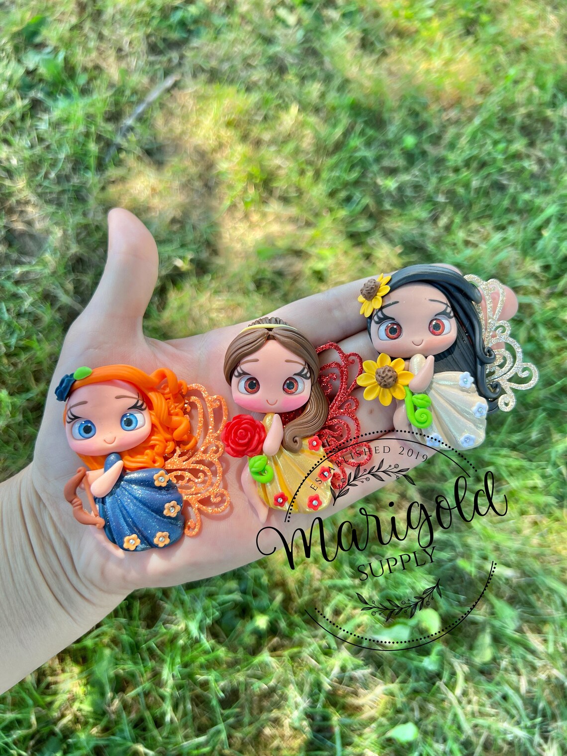 Luxe FAIRY Princess Collection Clay Center Clay for Bows Hair - Etsy