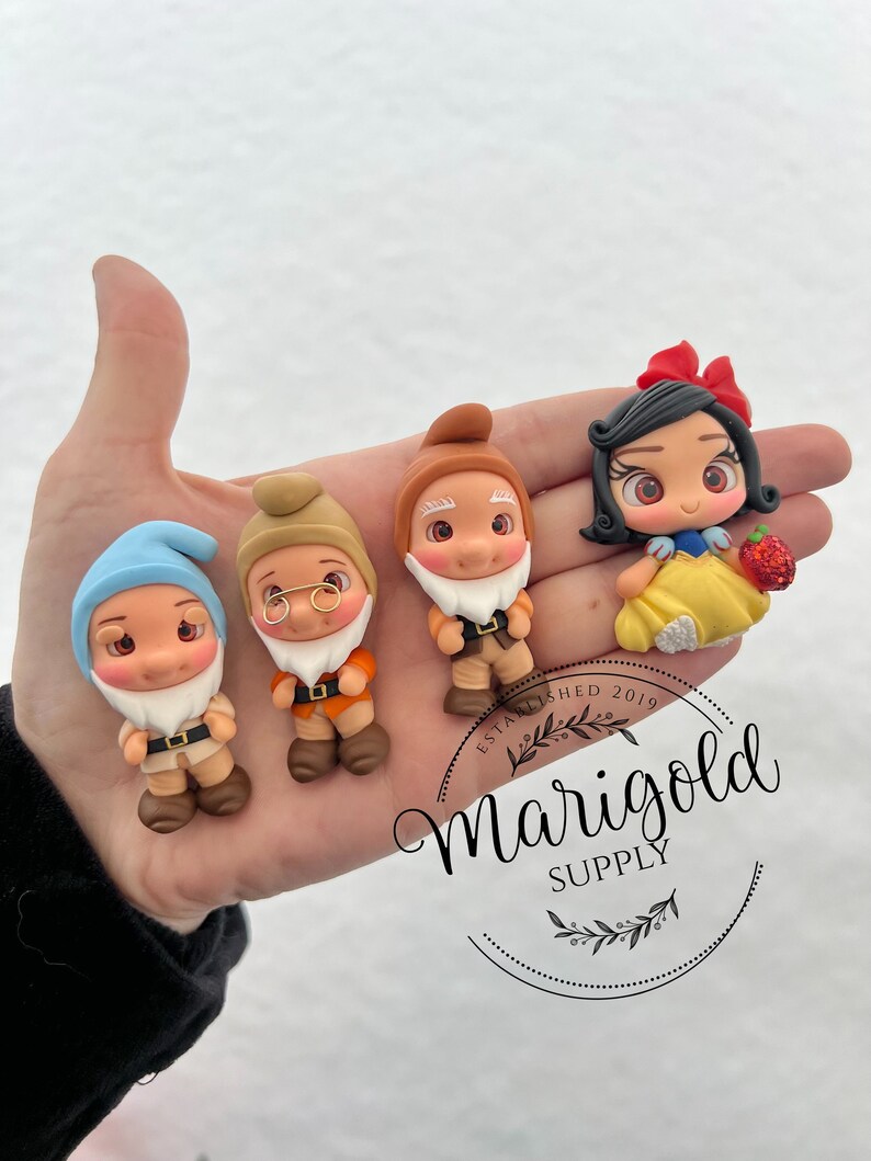 Dwarf Collection Princess Clay Center Clay for Bows Hair Bow - Etsy