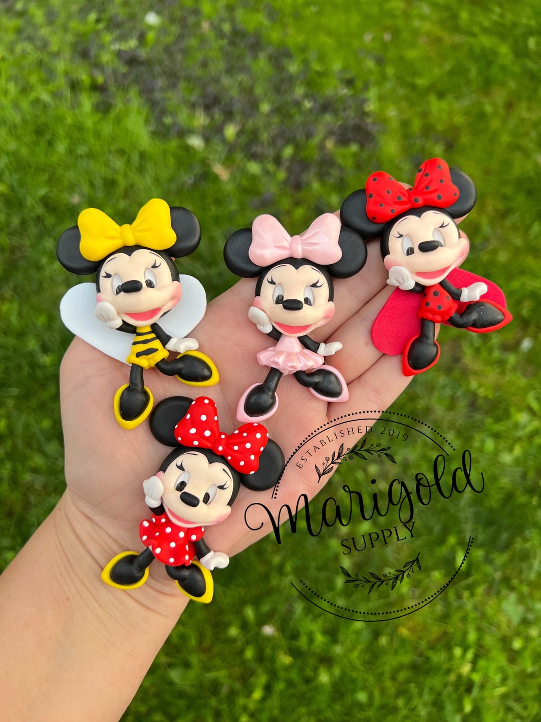 Cutie Girl Mouse Clay Center Clay for Bows Hair Bow Center Clay ...