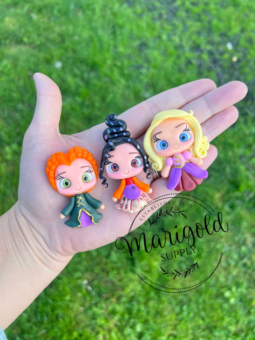 Luxe Movie Witches Clay Center Clay for Bows Hair Bow Center Clay ...