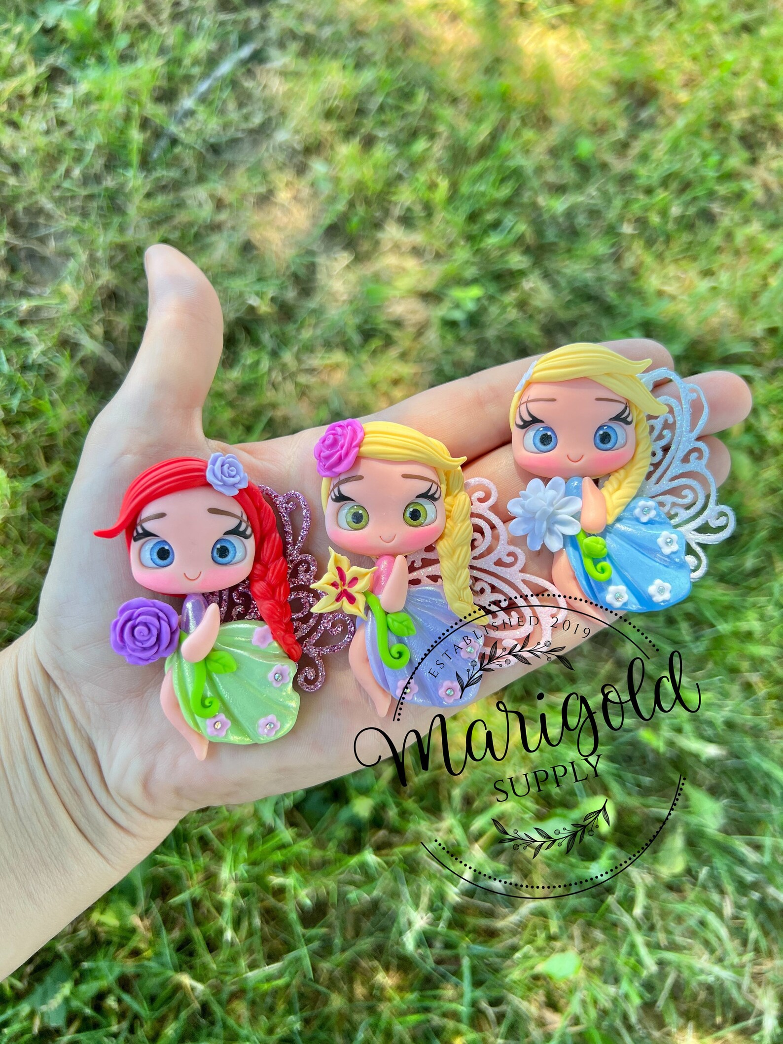 Luxe FAIRY Princess Collection Clay Center Clay for Bows Hair - Etsy
