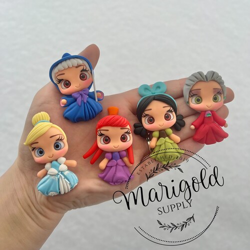 Princess Clays for Bows Clay Bow Center Clay Doll Clay - Etsy