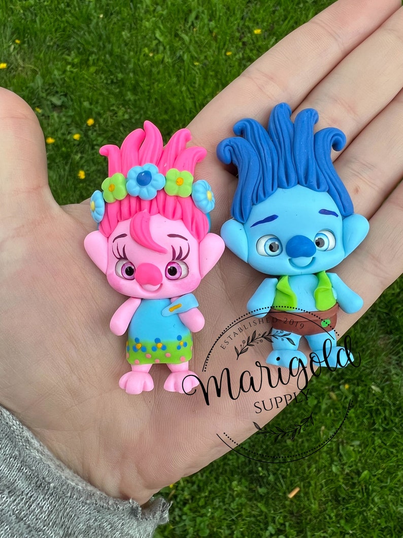 Trolls Clay Center Clay for Bows Hair Bow Center Clay - Etsy