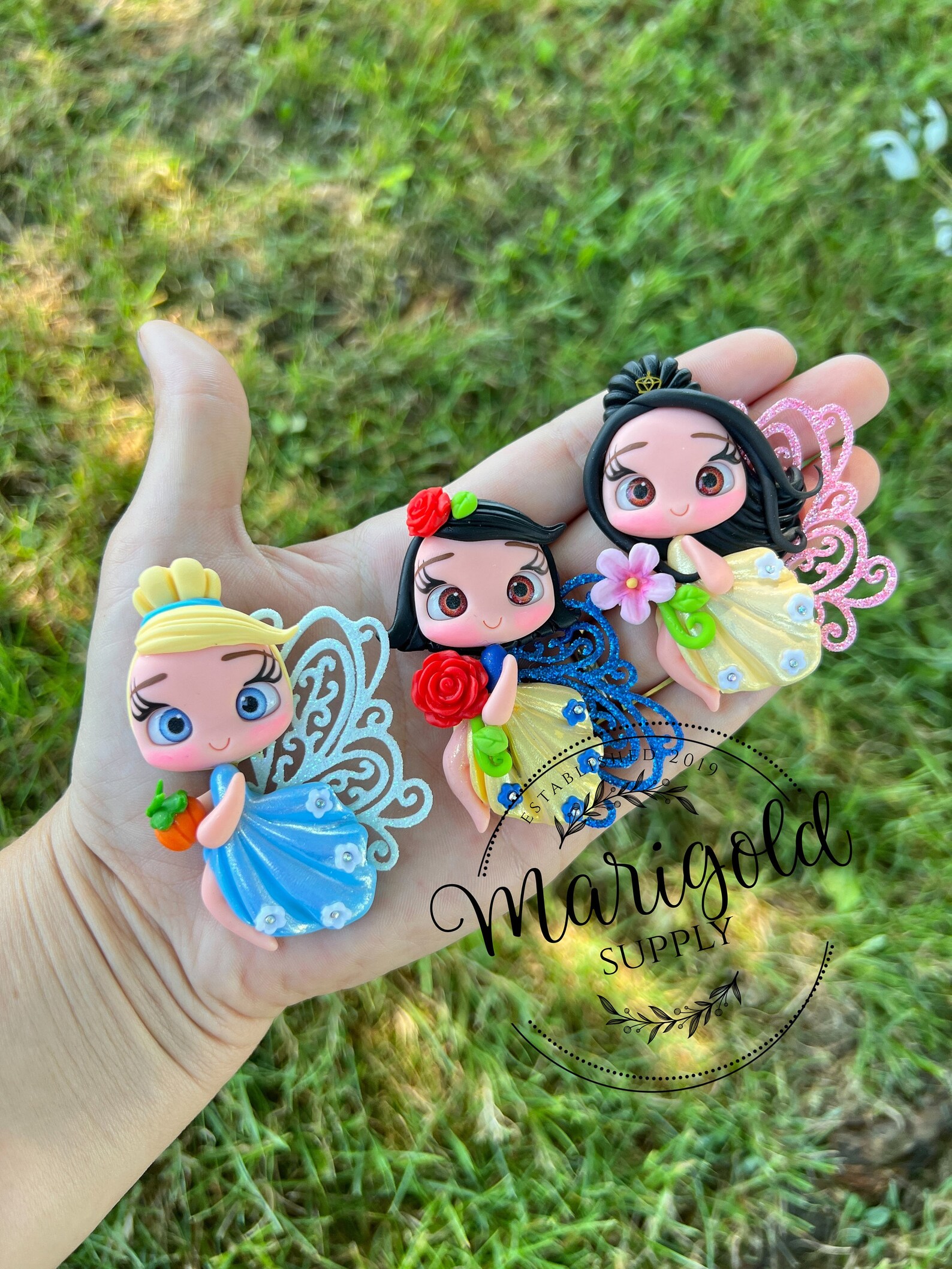 Luxe FAIRY Princess Collection Clay Center Clay for Bows Hair - Etsy