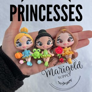 BRANCH Princess Collection Clay Center Clay for Bows Hair Bow Center ...