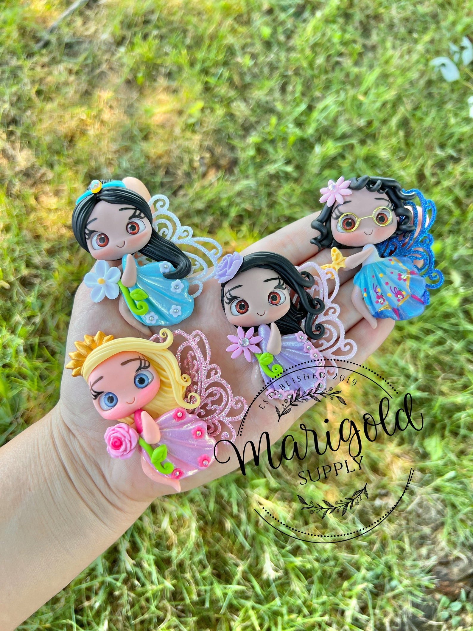 Luxe FAIRY Princess Collection Clay Center Clay for Bows Hair - Etsy