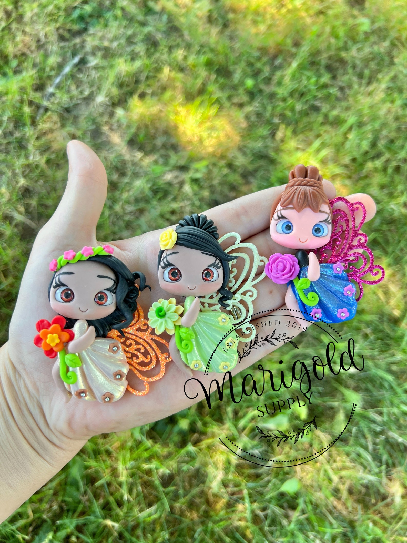 Luxe FAIRY Princess Collection Clay Center Clay for Bows Hair - Etsy